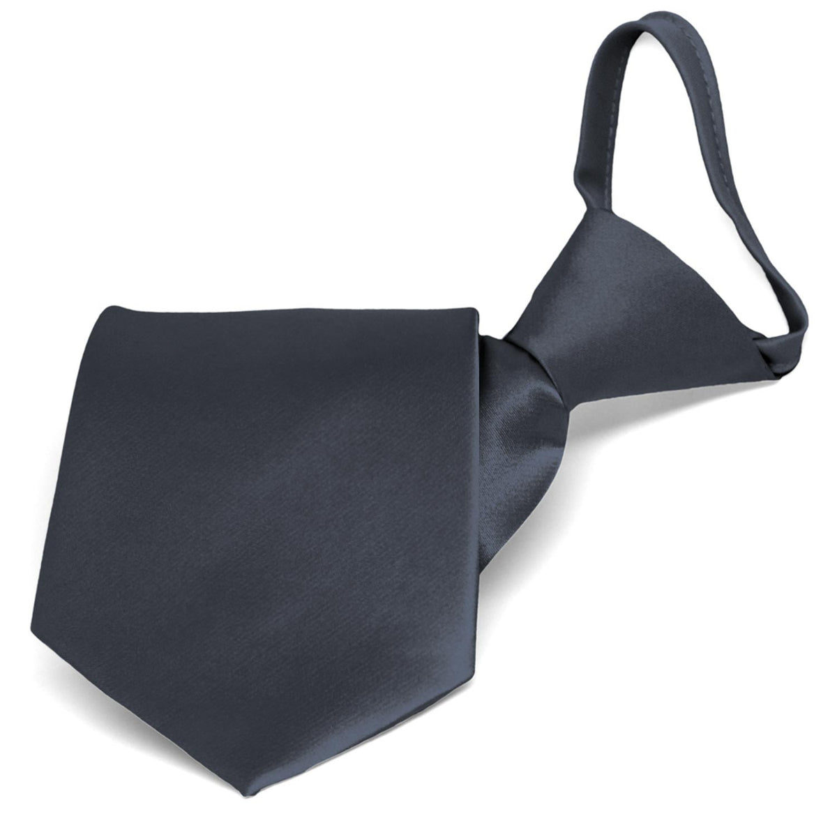 Slate Extra Long Zipper Tie | Shop at TieMart – TieMart, Inc.