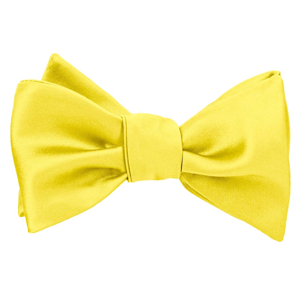 Yellow Premium Self-Tie Bow Tie | Shop at TieMart – TieMart, Inc.
