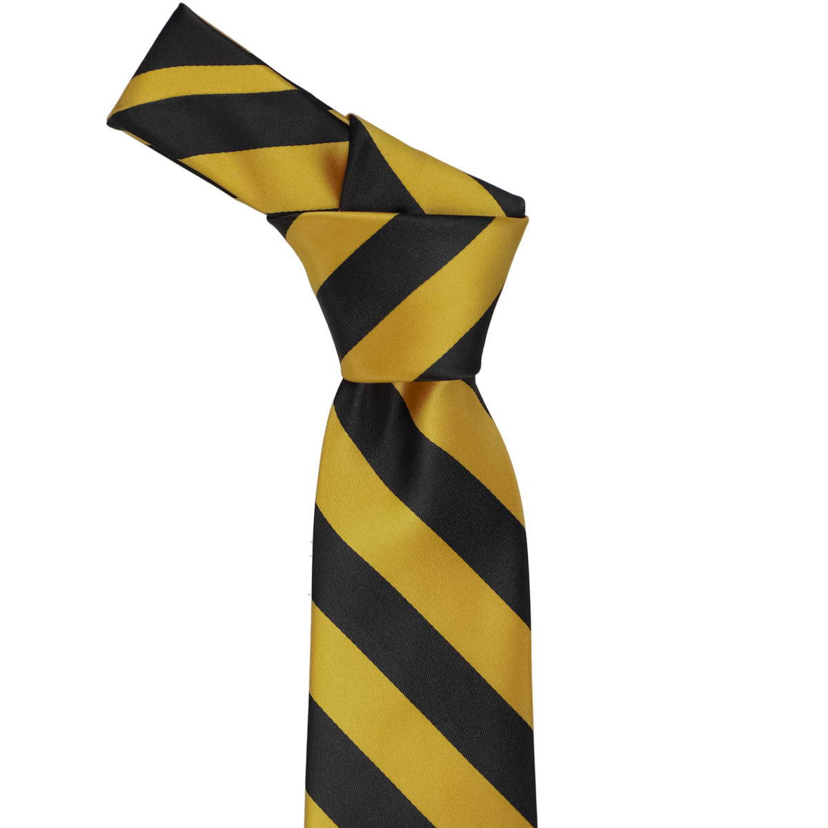 Black and Gold Striped Tie | Shop at TieMart – TieMart, Inc.