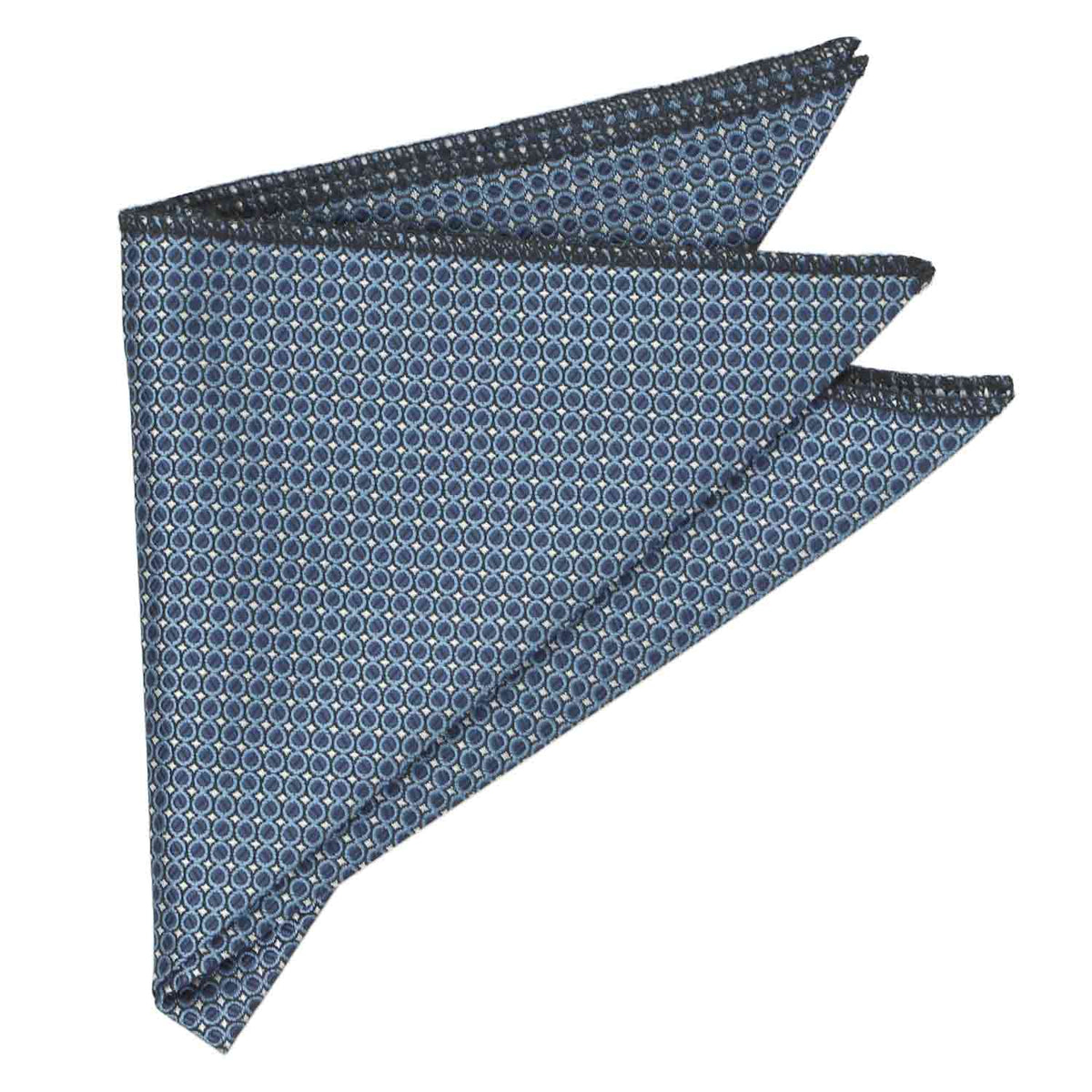 Dark Blue Grain Pattern Pocket Square | Shop at TieMart – TieMart, Inc.