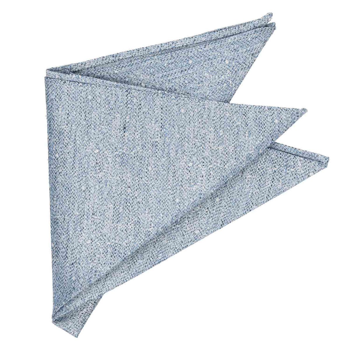 Blue Linen/Silk Pocket Square | Shop at TieMart – TieMart, Inc.