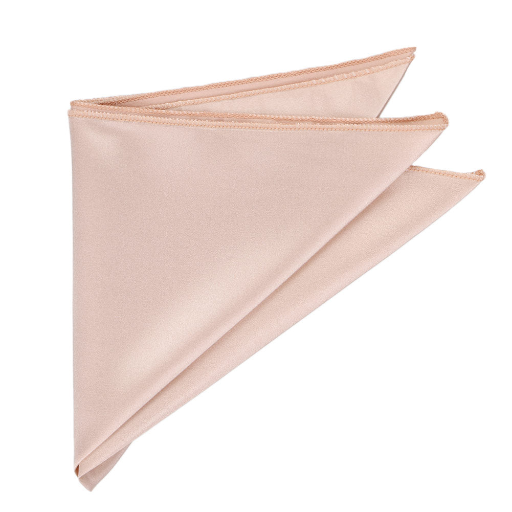 Blush Pink Solid Color Pocket Square | Shop at TieMart – TieMart, Inc.