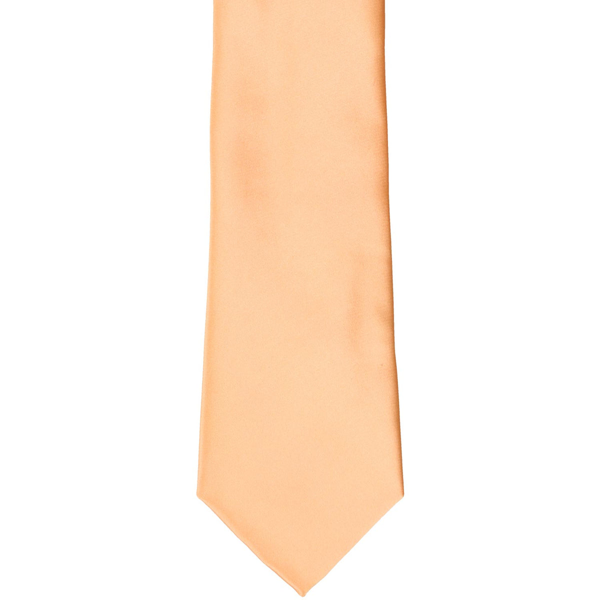 Boys' Peach Premium Solid Color Tie | Shop at TieMart – TieMart, Inc.
