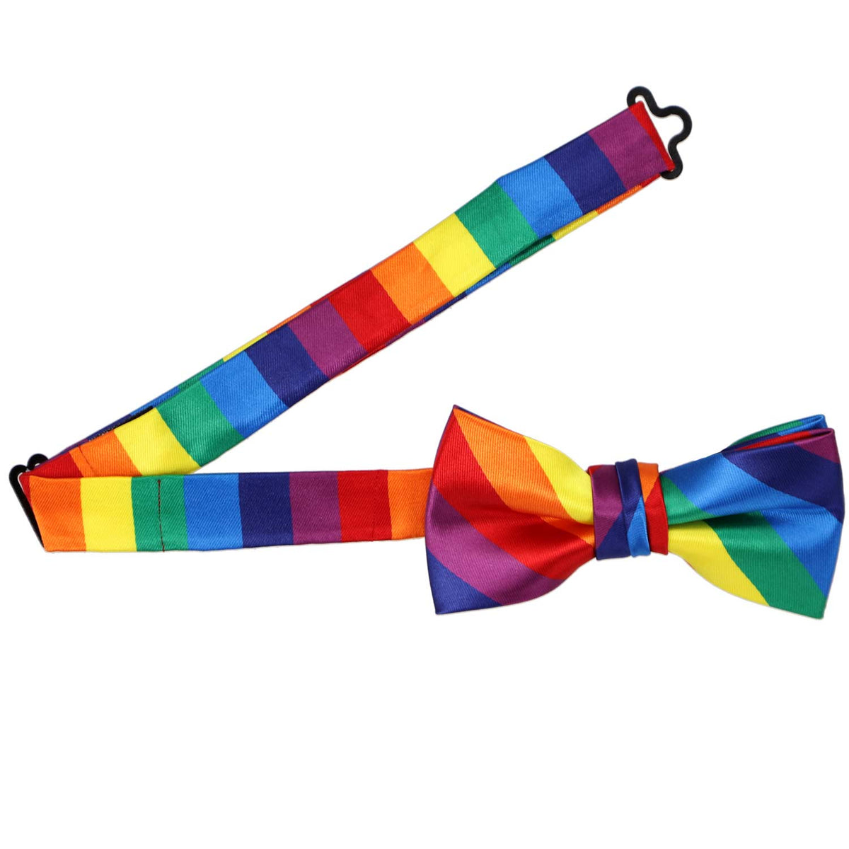 Boys' Rainbow Striped Bow Tie | Shop at TieMart – TieMart, Inc.