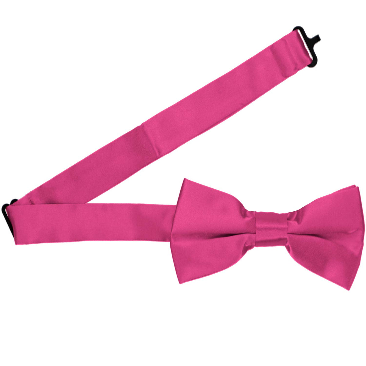 Bright Fuchsia Band Collar Bow Tie | Shop at TieMart – TieMart, Inc.