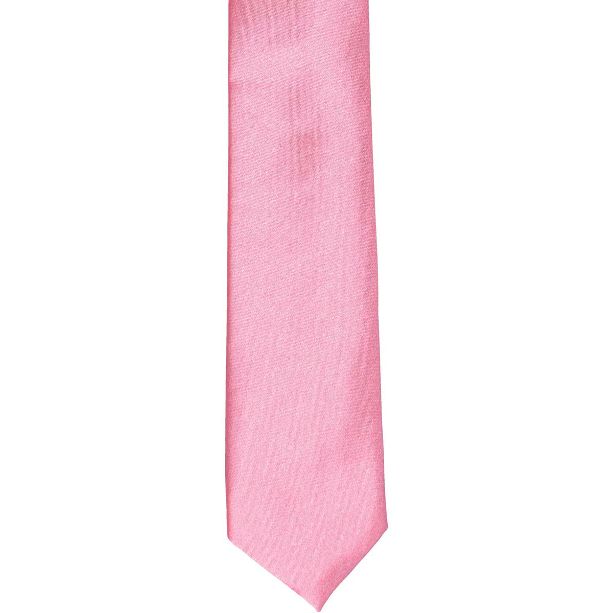 Bright Pink Skinny Solid Color Necktie, 2" Width | Shop at TieMart ...