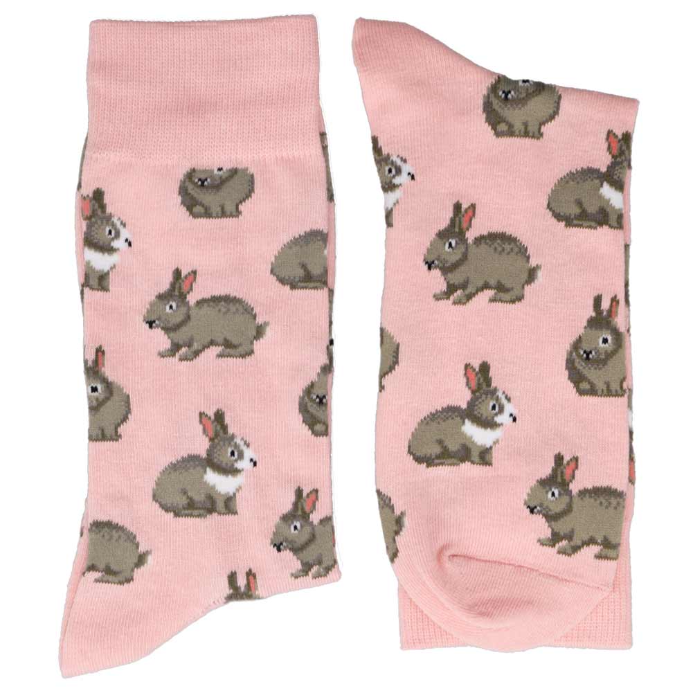 Men's Pink Rabbit Socks | Shop at TieMart – TieMart, Inc.