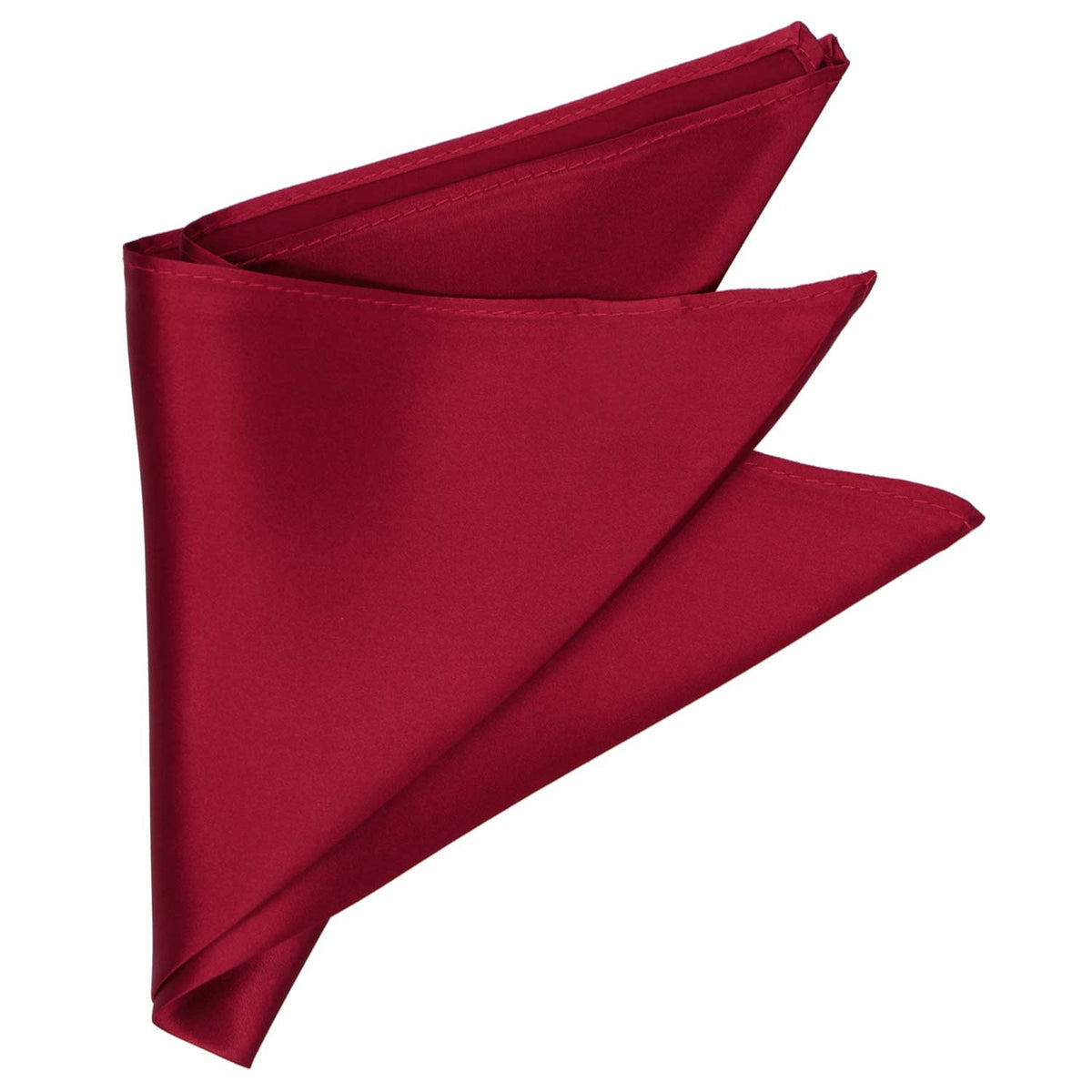Burgundy Silk Pocket Square | Shop at TieMart – TieMart, Inc.