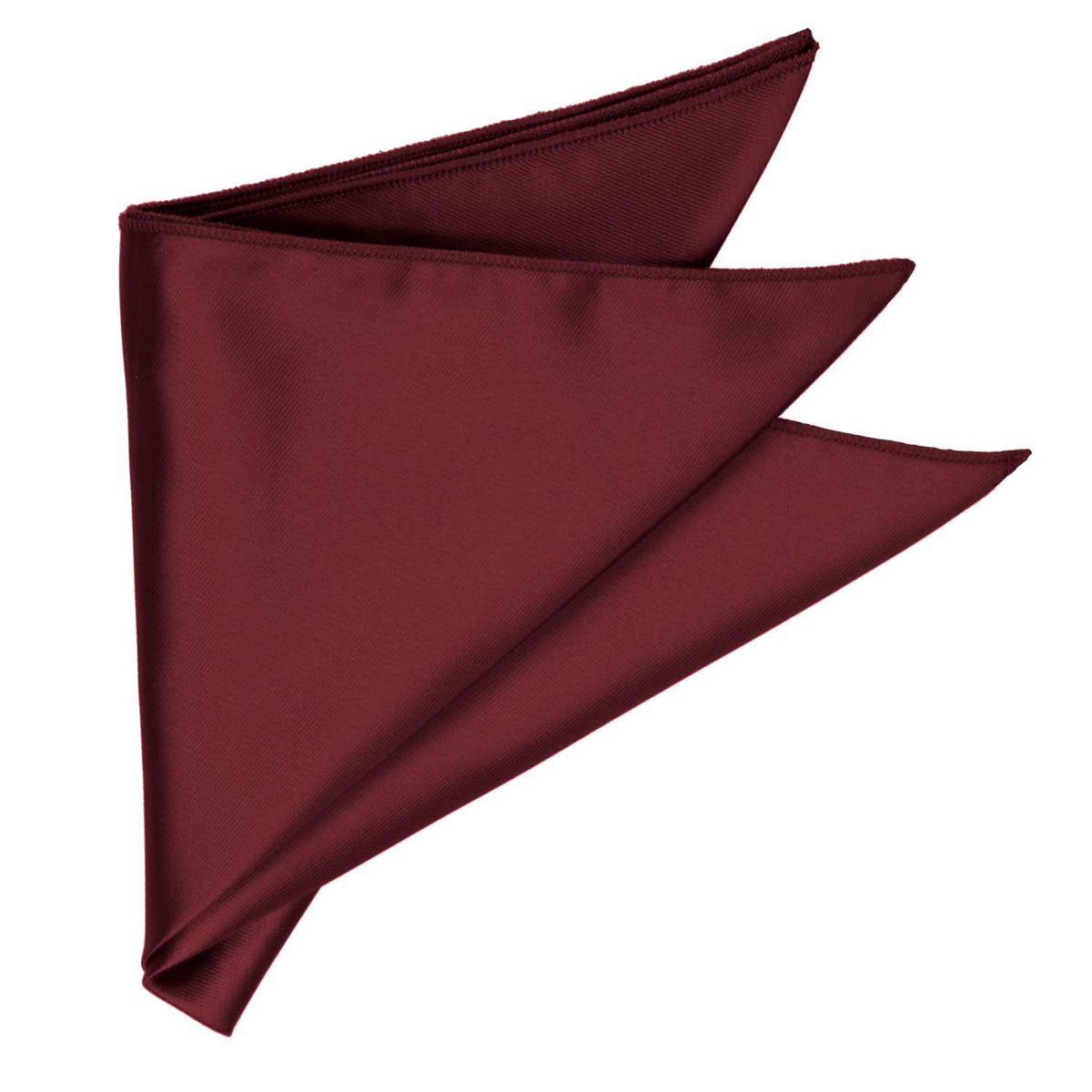 Burgundy Solid Color Pocket Square | Shop at TieMart – TieMart, Inc.