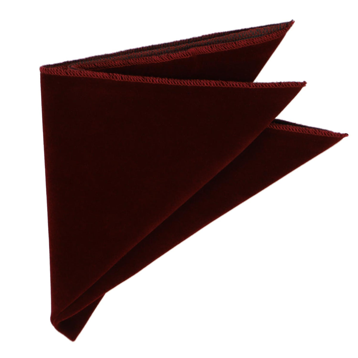 Burgundy Velvet Pocket Square | Shop at TieMart – TieMart, Inc.