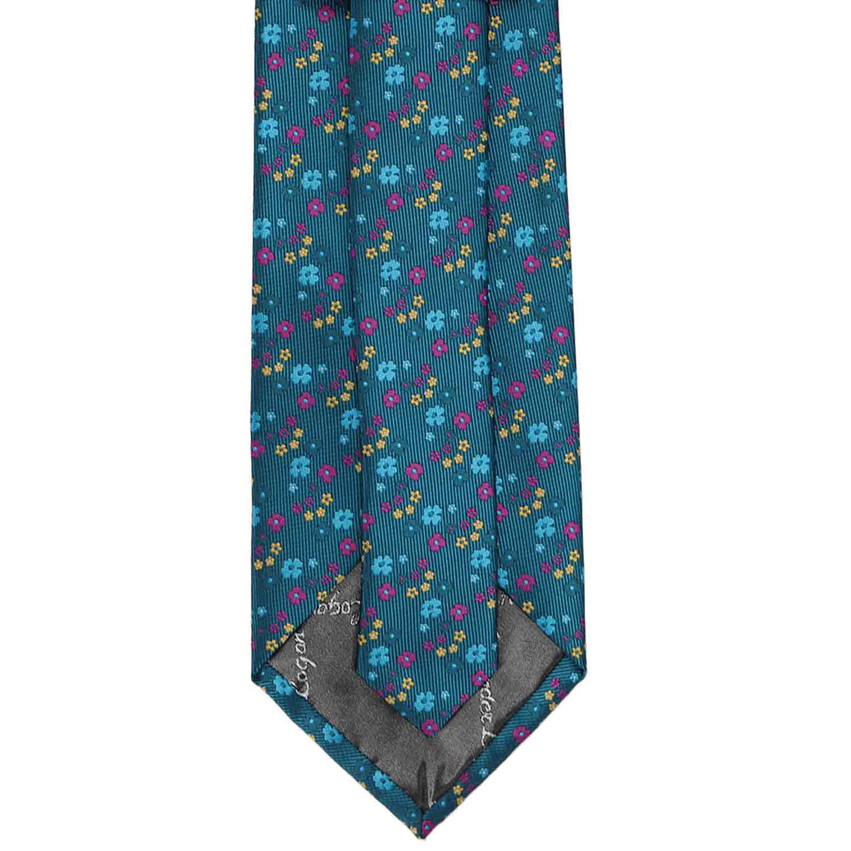 Cerulean Blue Floral Tie | Shop at TieMart – TieMart, Inc.