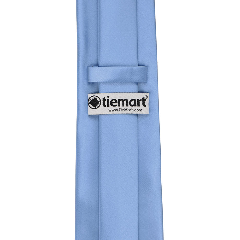 Cornflower Blue Premium Solid Color Necktie | Shop at TieMart – TieMart ...