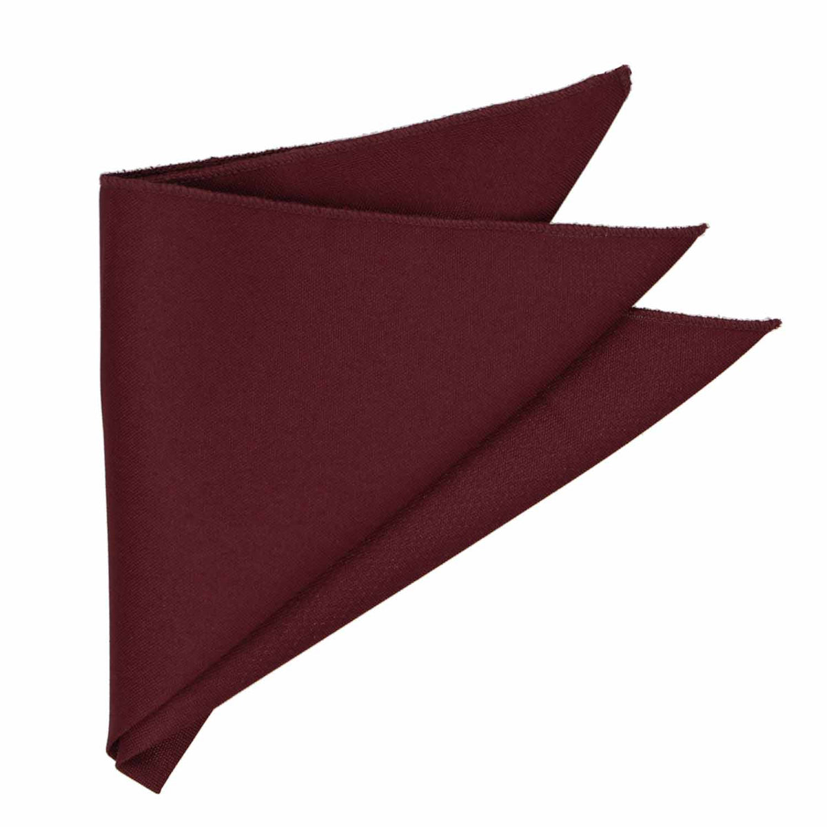 Dark Burgundy Matte Pocket Square | Shop at TieMart – TieMart, Inc.