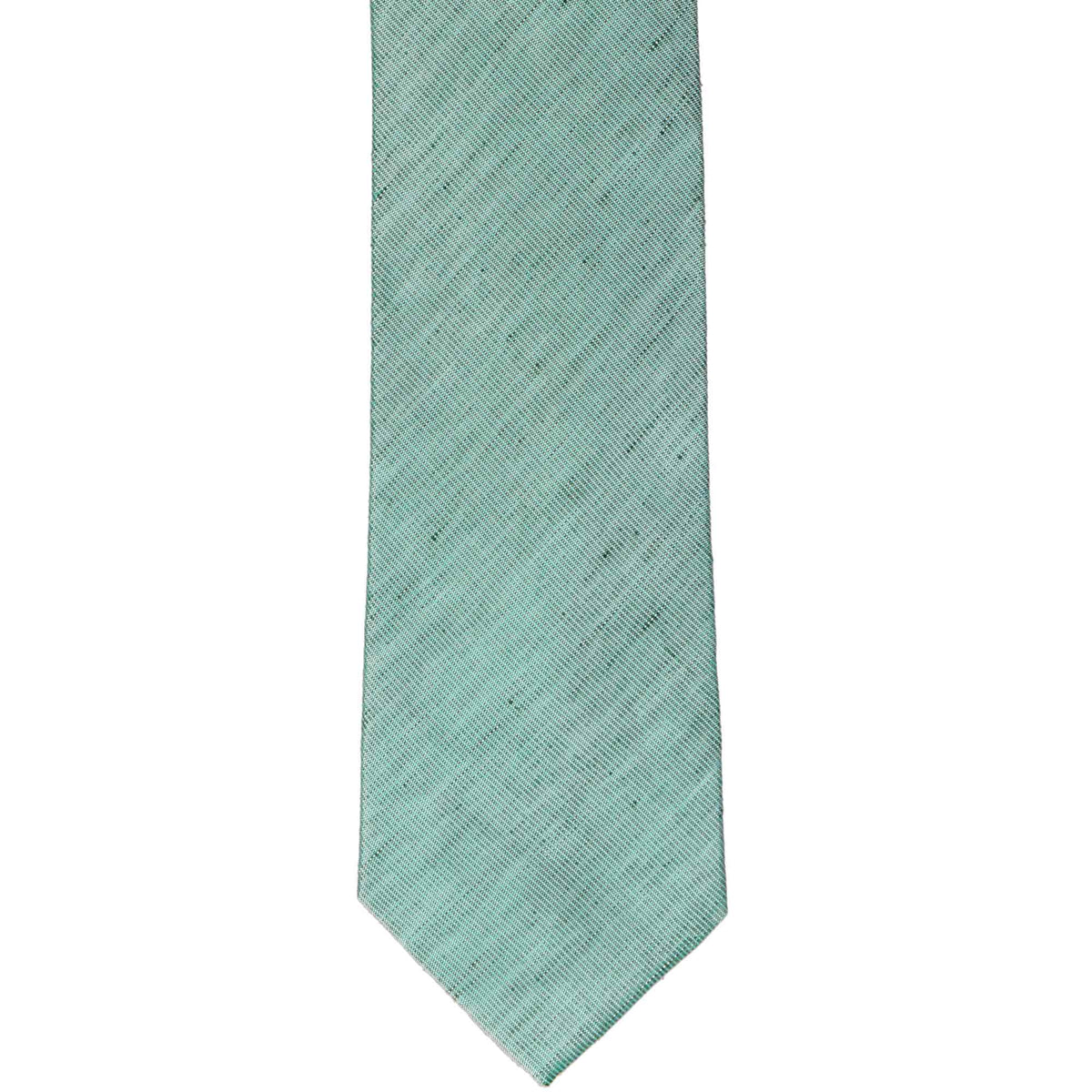 Heathered Eucalyptus Linen Blend Narrow Necktie, 3" Width | Shop at ...