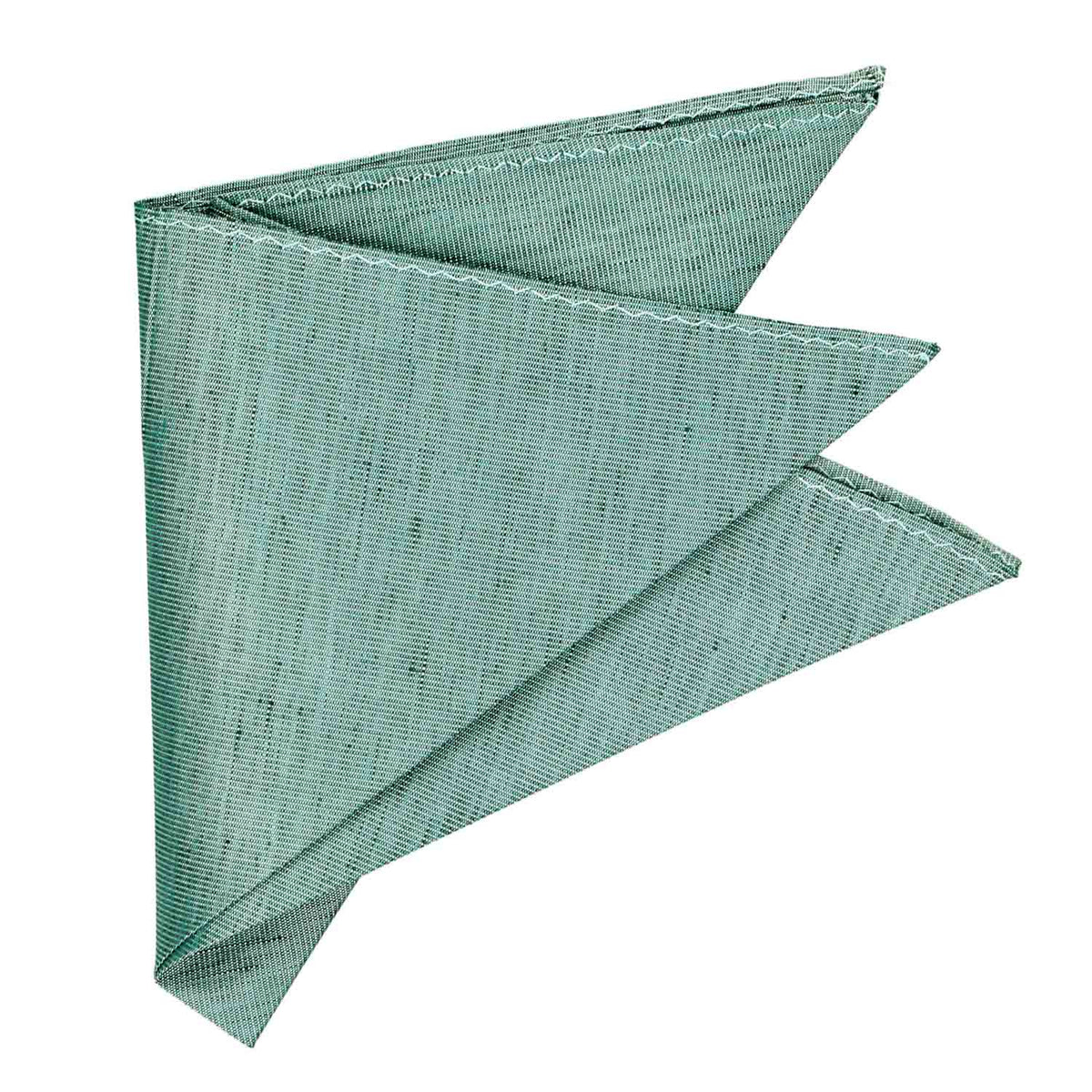 Heathered Eucalyptus Linen Blend Pocket Square | Shop at TieMart ...