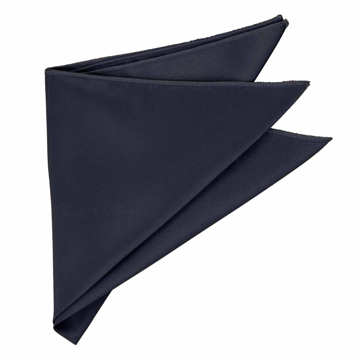 Dark Navy Blue Solid Color Pocket Square | Shop at TieMart – TieMart, Inc.