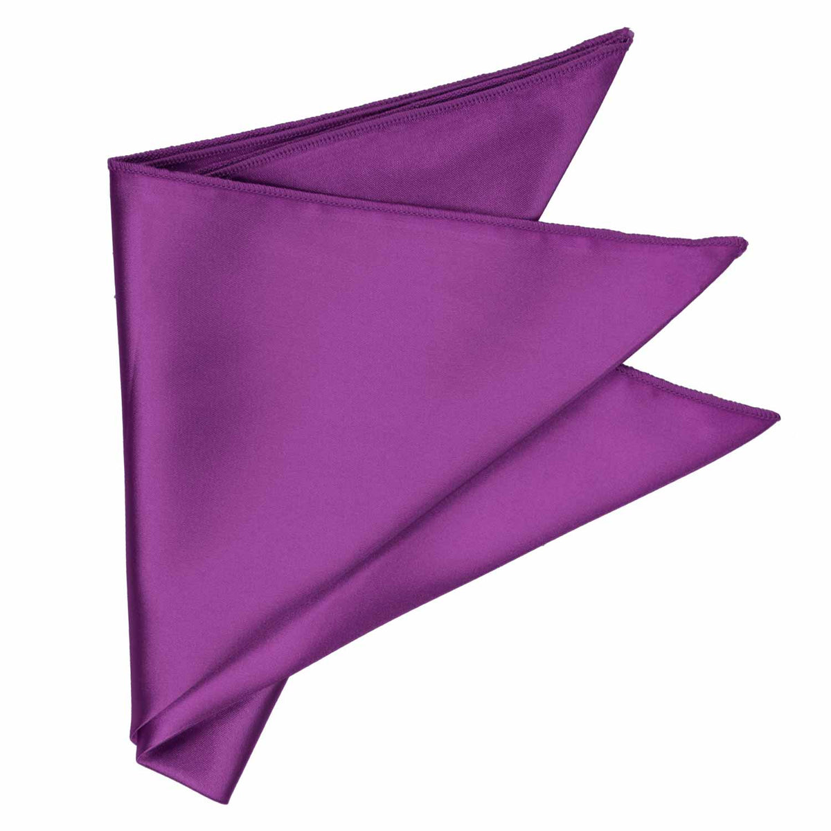 Dark Orchid Solid Color Pocket Square | Shop at TieMart – TieMart, Inc.