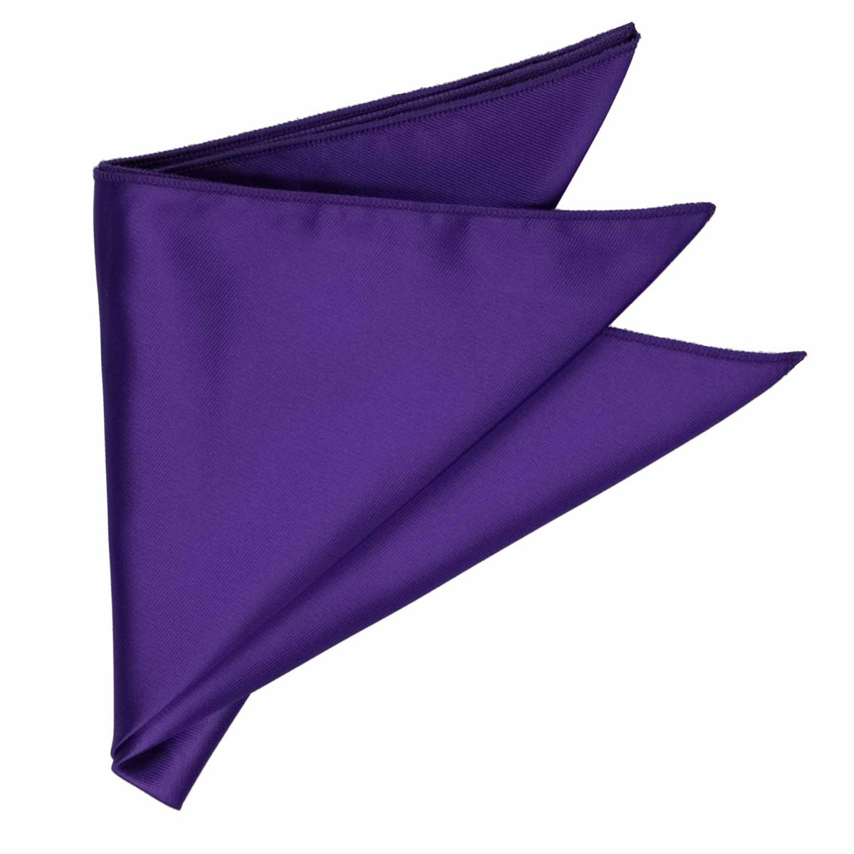 Dark Purple Solid Color Pocket Square | Shop at TieMart – TieMart, Inc.