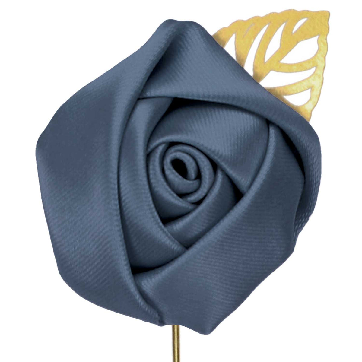Dusty Blue Flower Lapel Pin | Shop at TieMart – TieMart, Inc.