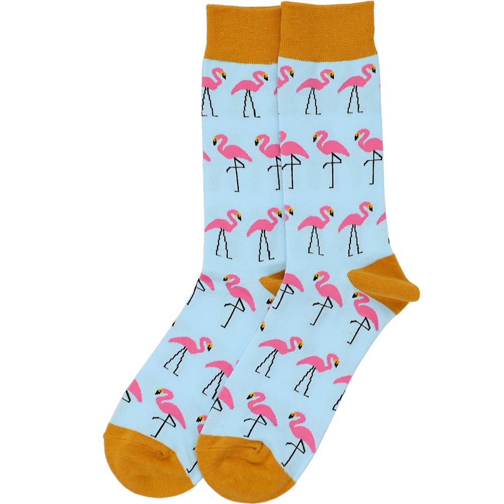 Men's Plastic Flamingo Socks | Shop at TieMart – TieMart, Inc.