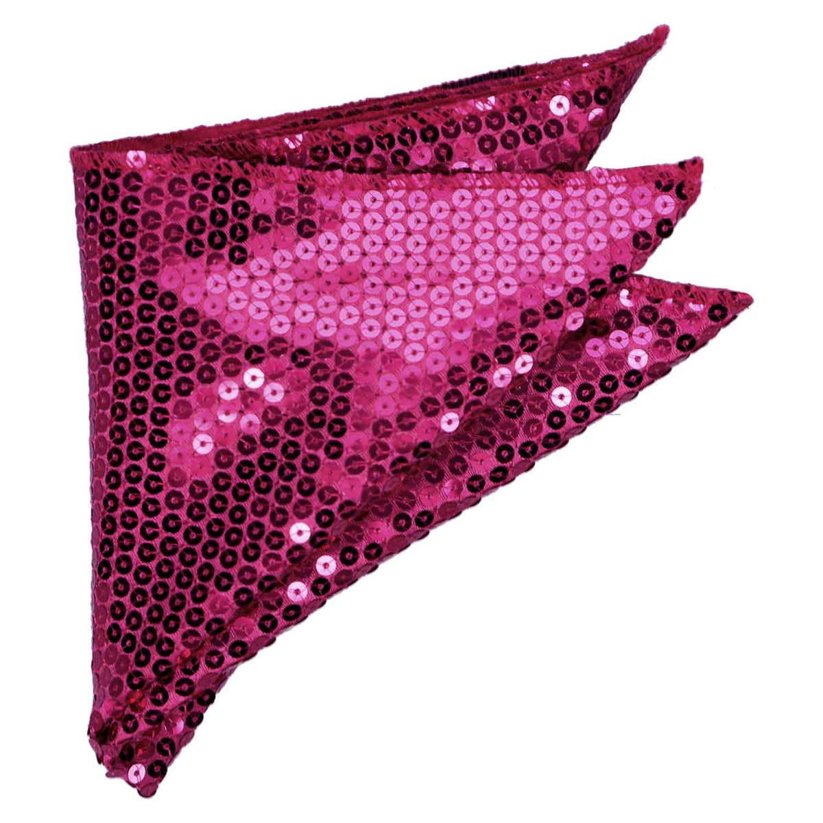 Fuchsia Sequin Pocket Square | Shop at TieMart – TieMart, Inc.
