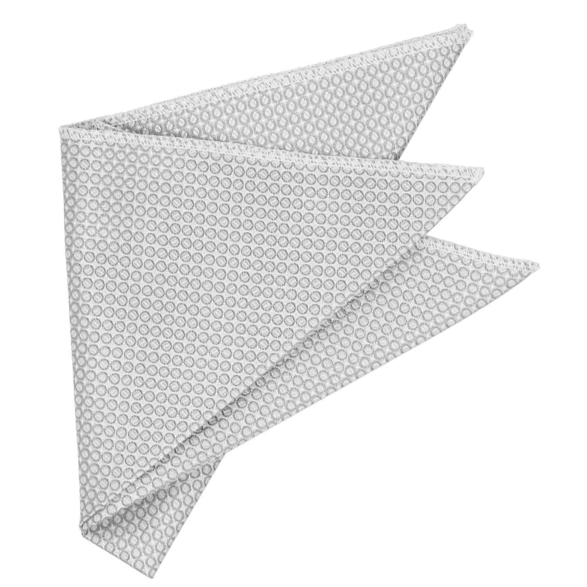 Soft Gray Grain Pattern Pocket Square | Shop at TieMart – TieMart, Inc.