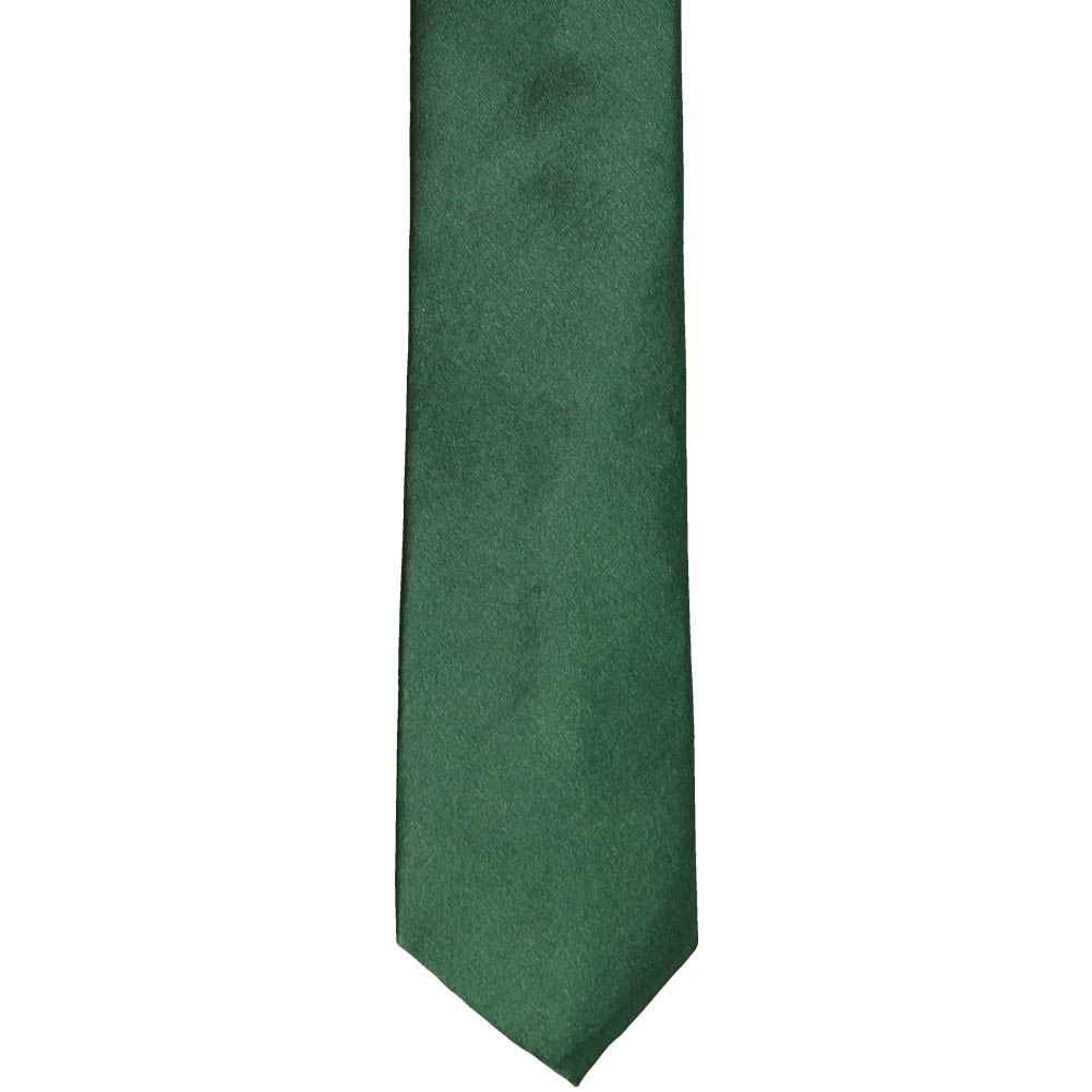 Forest Green Skinny Solid Color Necktie, 2" Width | Shop at TieMart ...