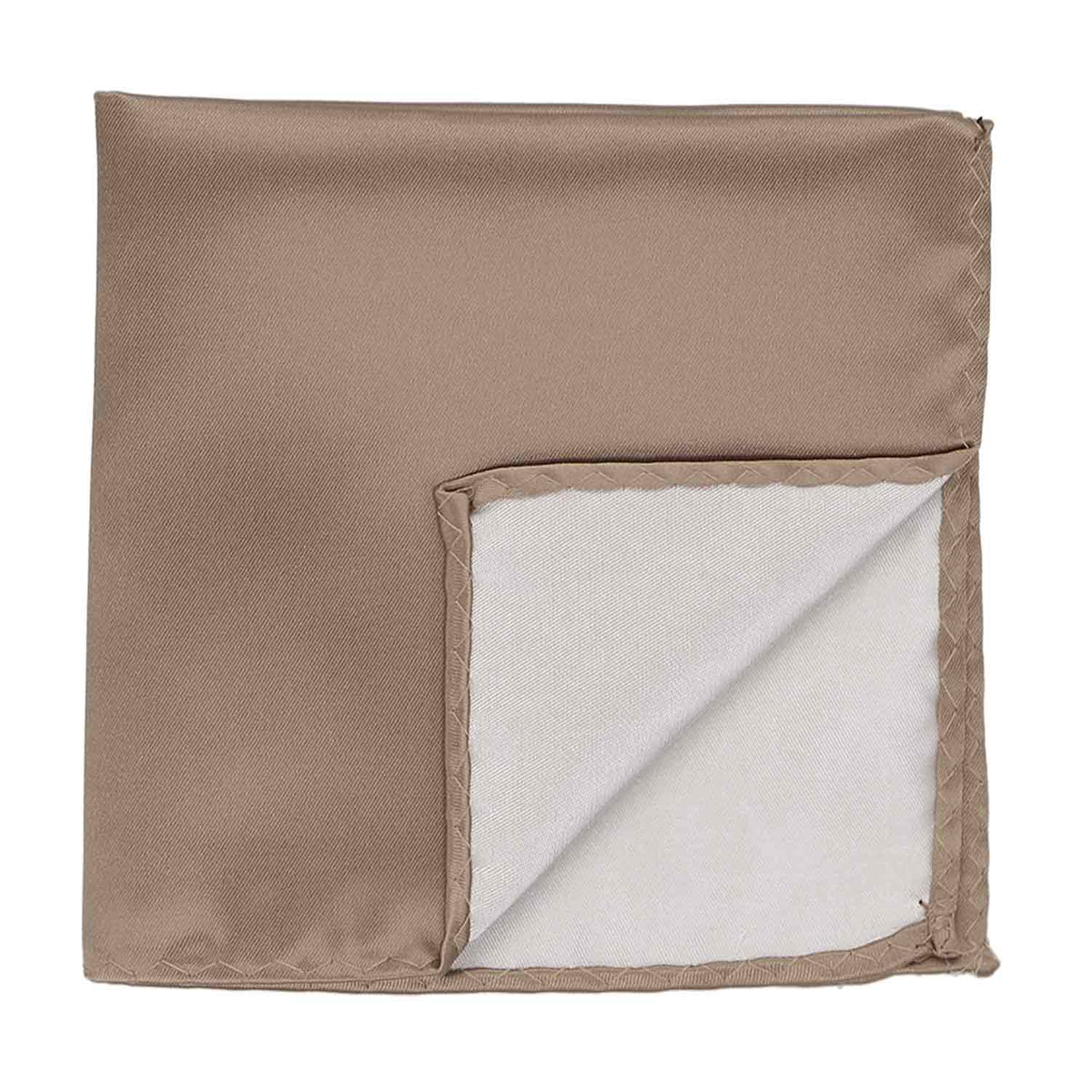 Latte Premium Pocket Square | Shop at TieMart – TieMart, Inc.