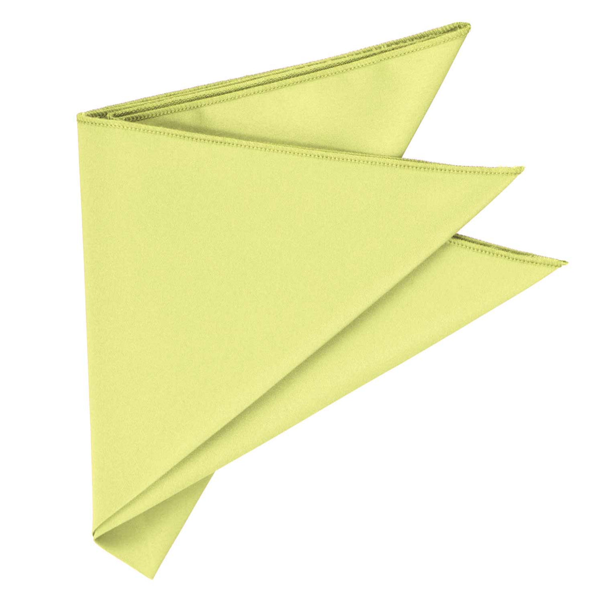 Lemon Lime Solid Color Pocket Square | Shop at TieMart – TieMart, Inc.