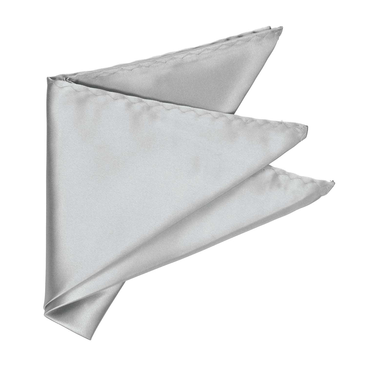 Light Silver Premium Pocket Square | Shop at TieMart – TieMart, Inc.