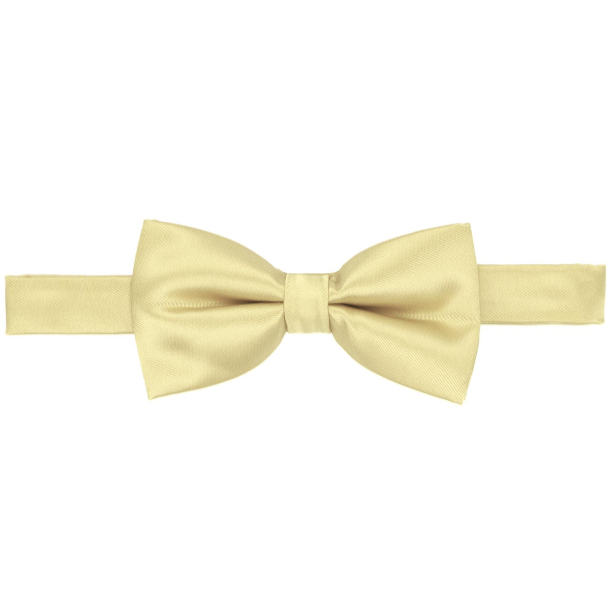 Light Yellow Band Collar Bow Tie | Shop at TieMart – TieMart, Inc.