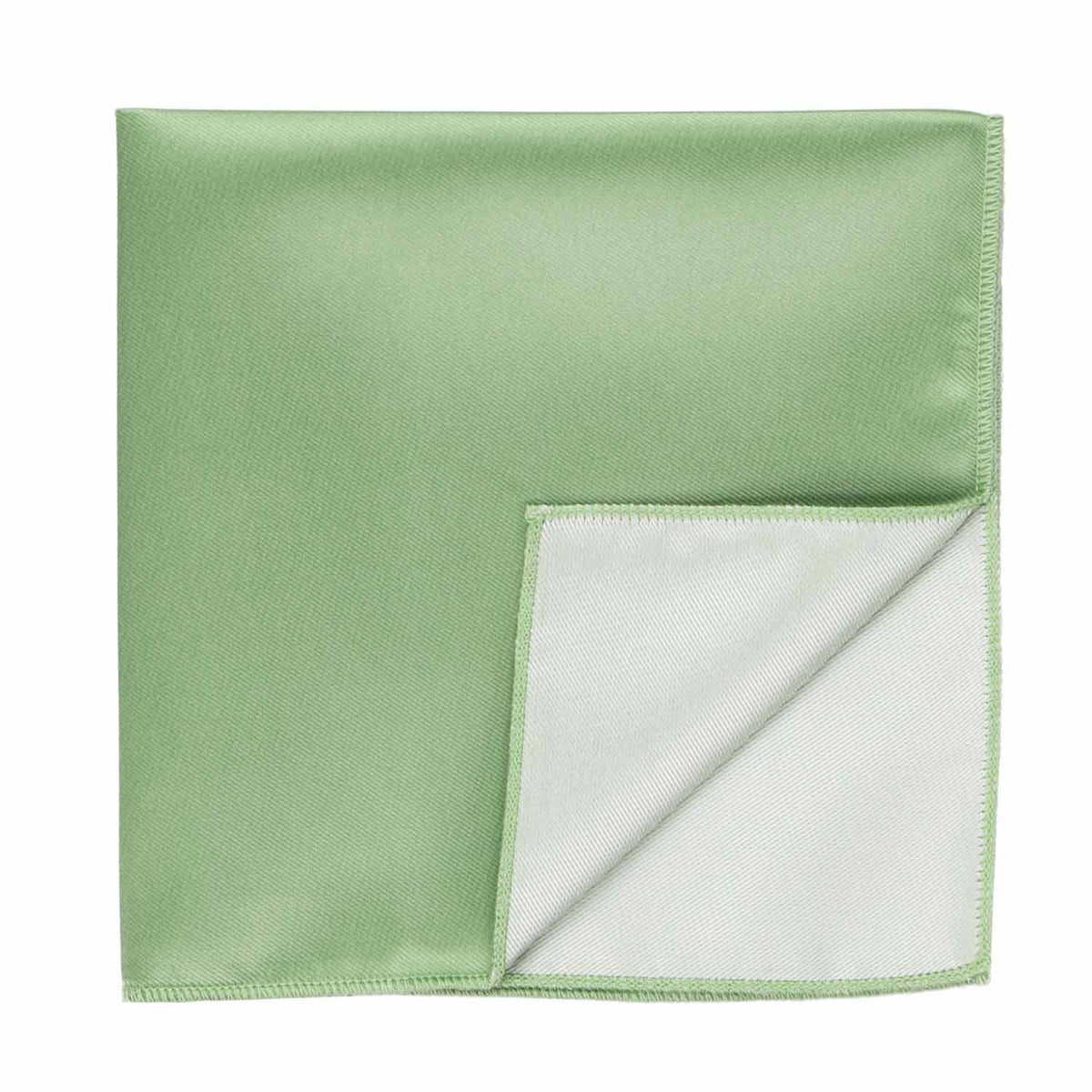 Mint Green Solid Color Pocket Square | Shop at TieMart – TieMart, Inc.