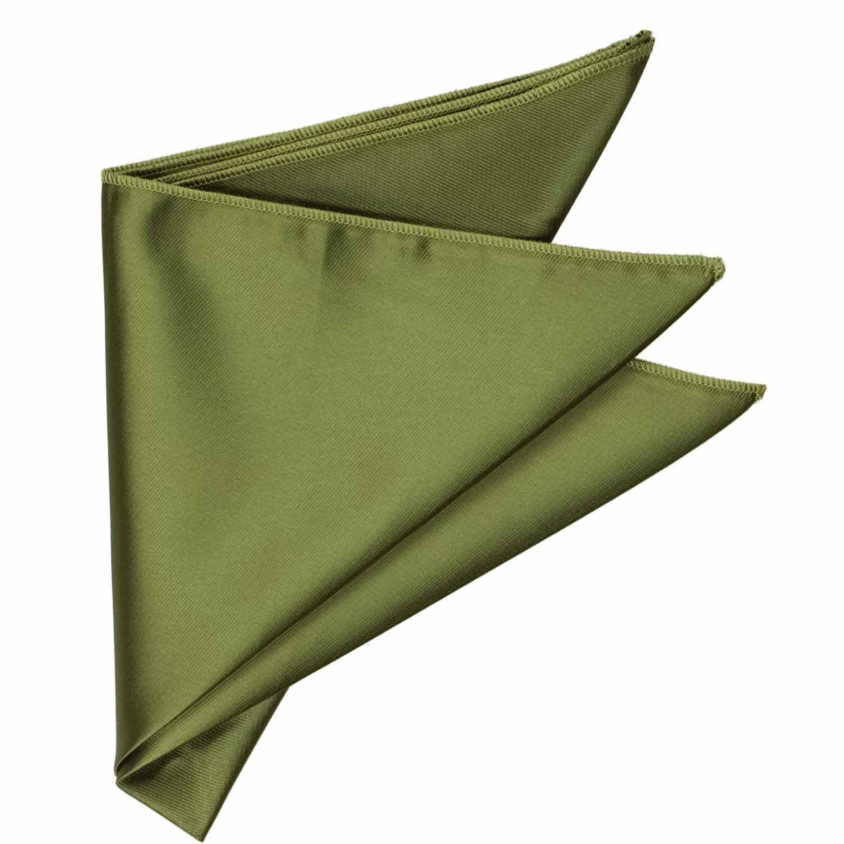 Olive Green Solid Color Pocket Square | Shop at TieMart – TieMart, Inc.