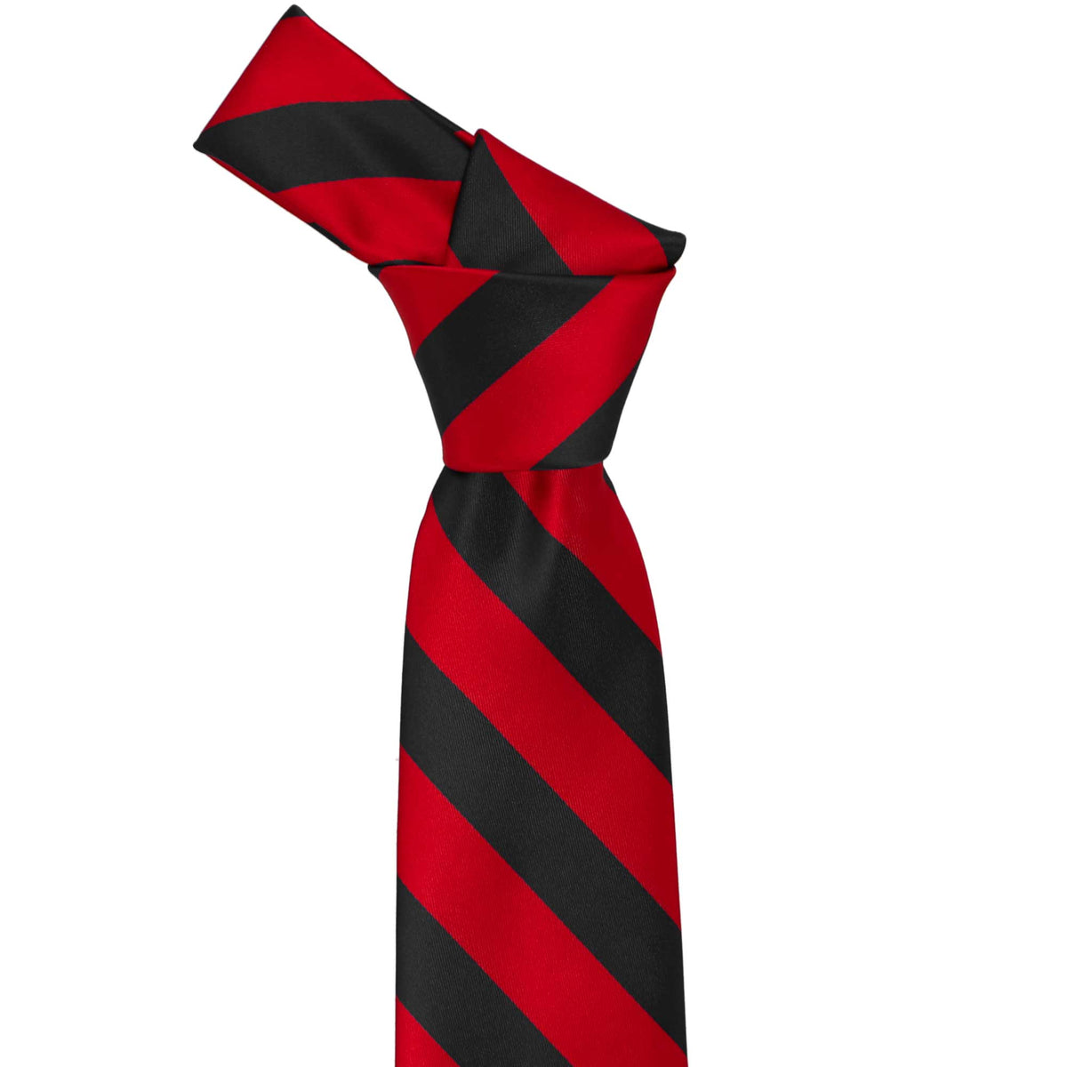 Red and Black Striped Tie | Shop at TieMart – TieMart, Inc.