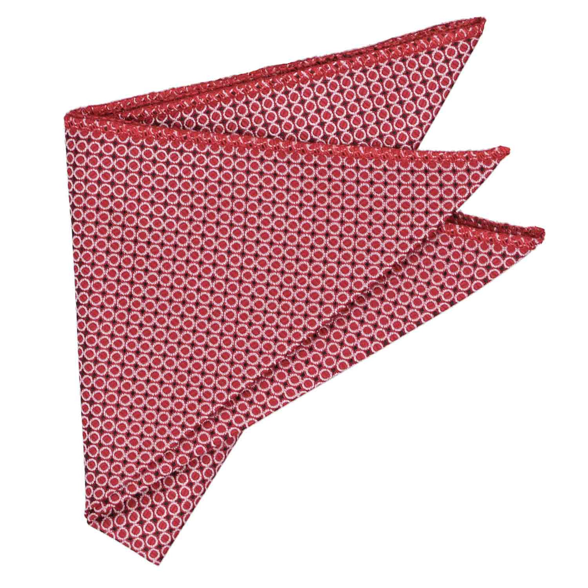 Red Grain Pattern Pocket Square | Shop at TieMart – TieMart, Inc.