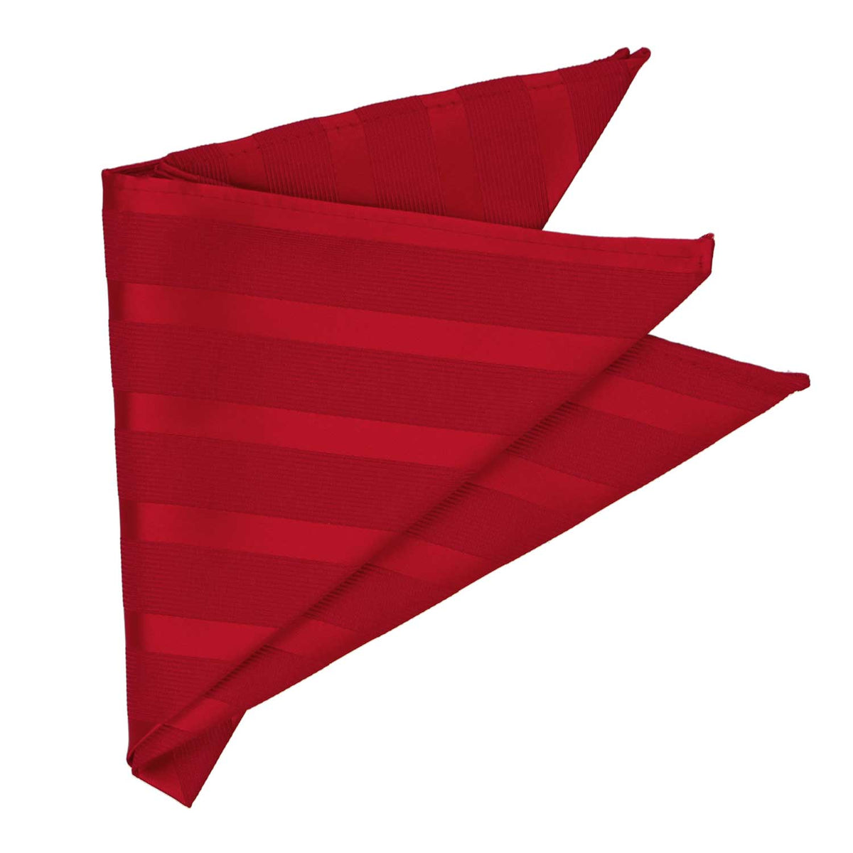 Red Tone-on-Tone Striped Pocket Square | Shop at TieMart – TieMart, Inc.