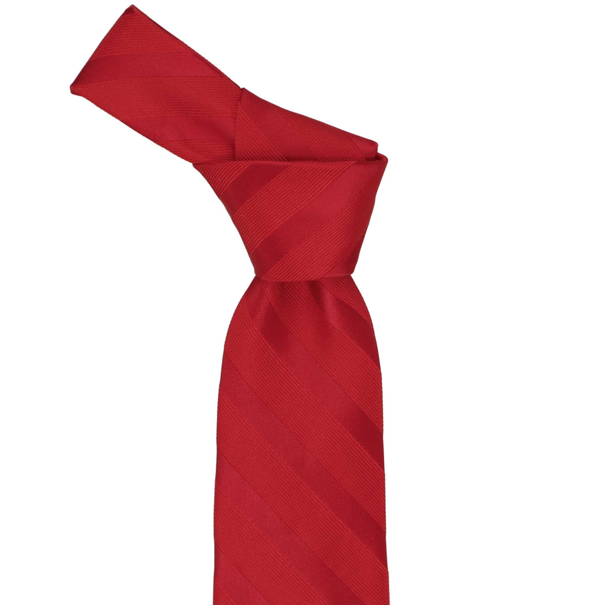 Red Tone-on-Tone Striped Tie | Shop at TieMart – TieMart, Inc.