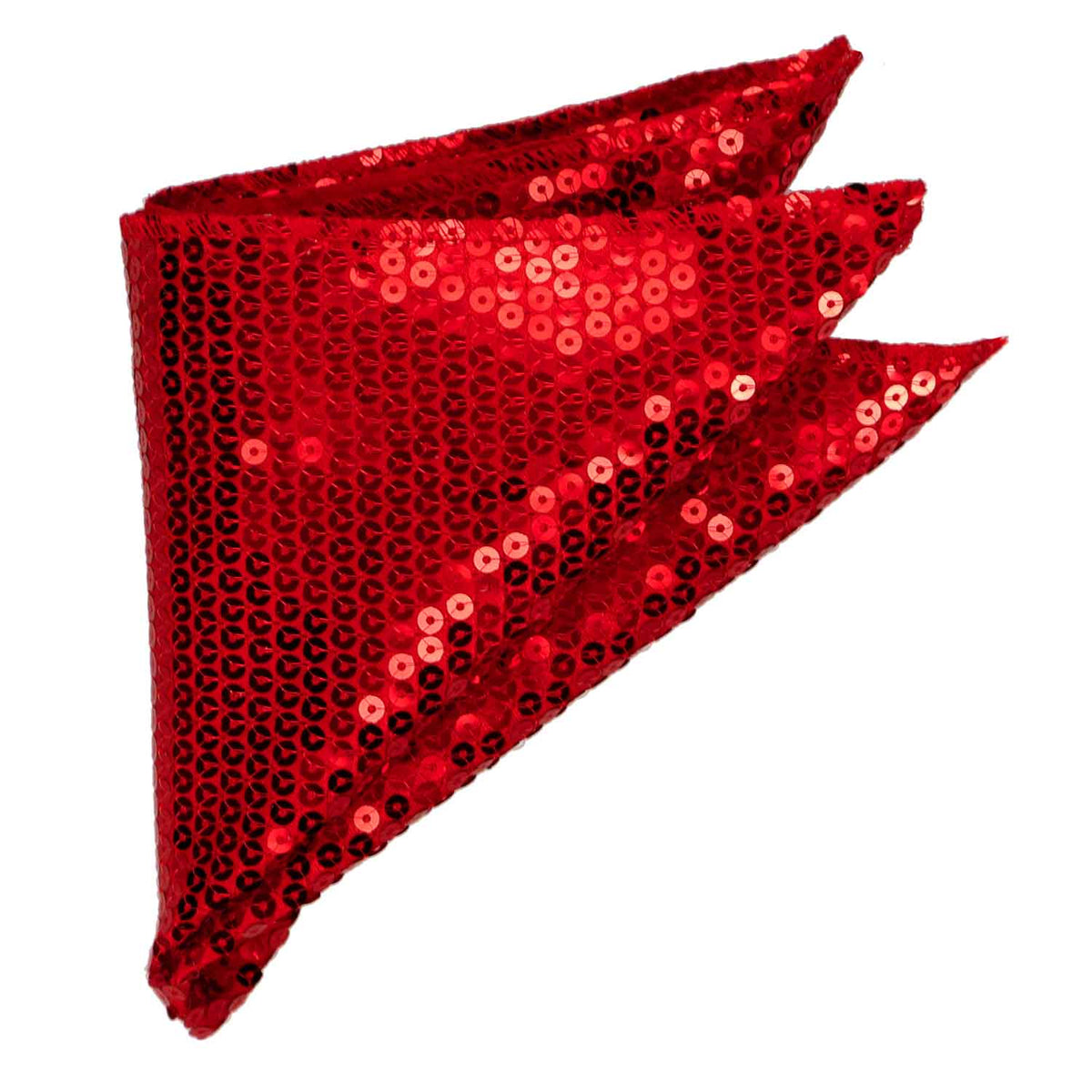 Red Sequin Pocket Square | Shop at TieMart – TieMart, Inc.