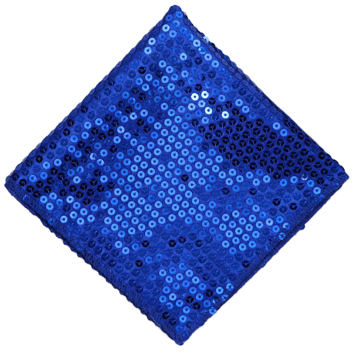 Royal Blue Sequin Pocket Square | Shop at TieMart – TieMart, Inc.