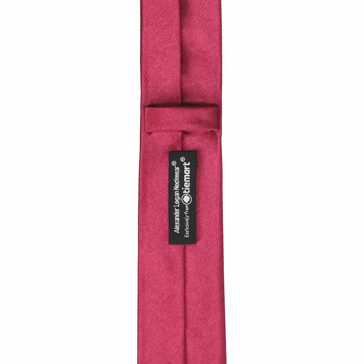 Ruby Red Skinny Solid Color Necktie, 2" Width | Shop at TieMart ...