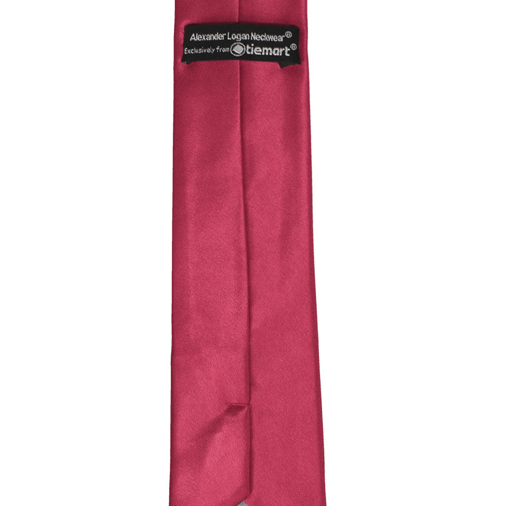 Ruby Red Slim Solid Color Necktie, 2.5" Width | Shop at TieMart ...