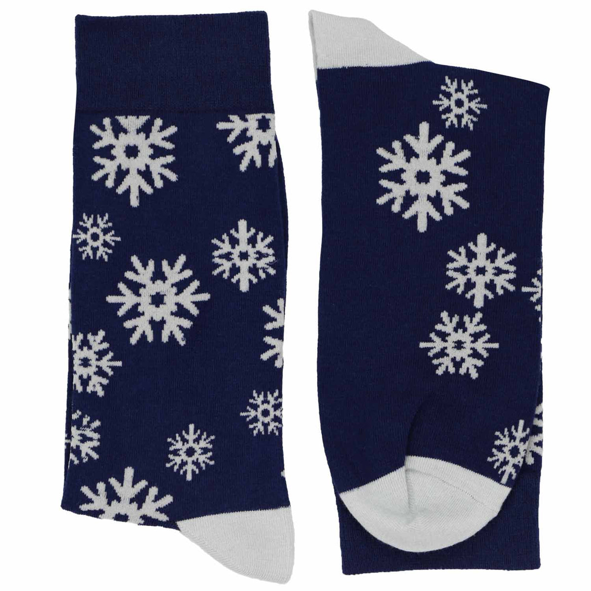 Men’s Snowflake Crew Socks | Winter & Christmas Style – TieMart, Inc.