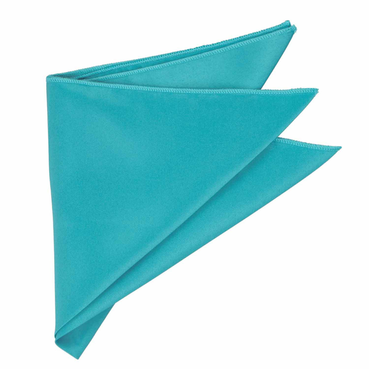 Turquoise Solid Color Pocket Square | Shop at TieMart – TieMart, Inc.