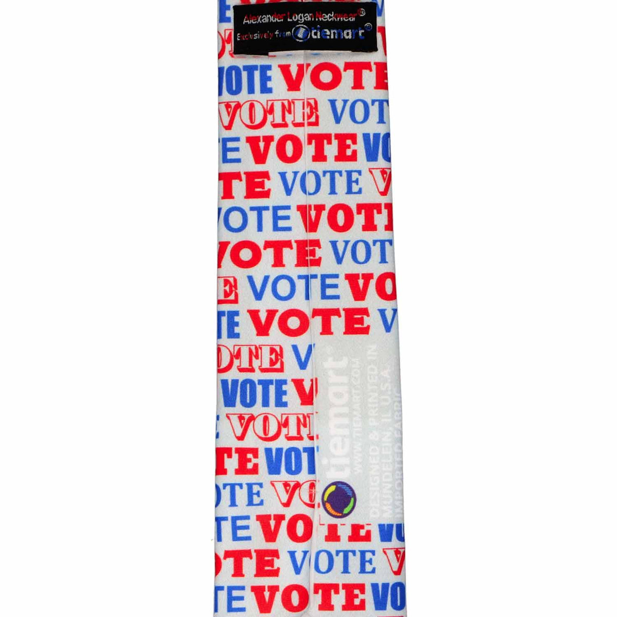Vote Slim Tie, 2.5" Width | Shop at TieMart – TieMart, Inc.