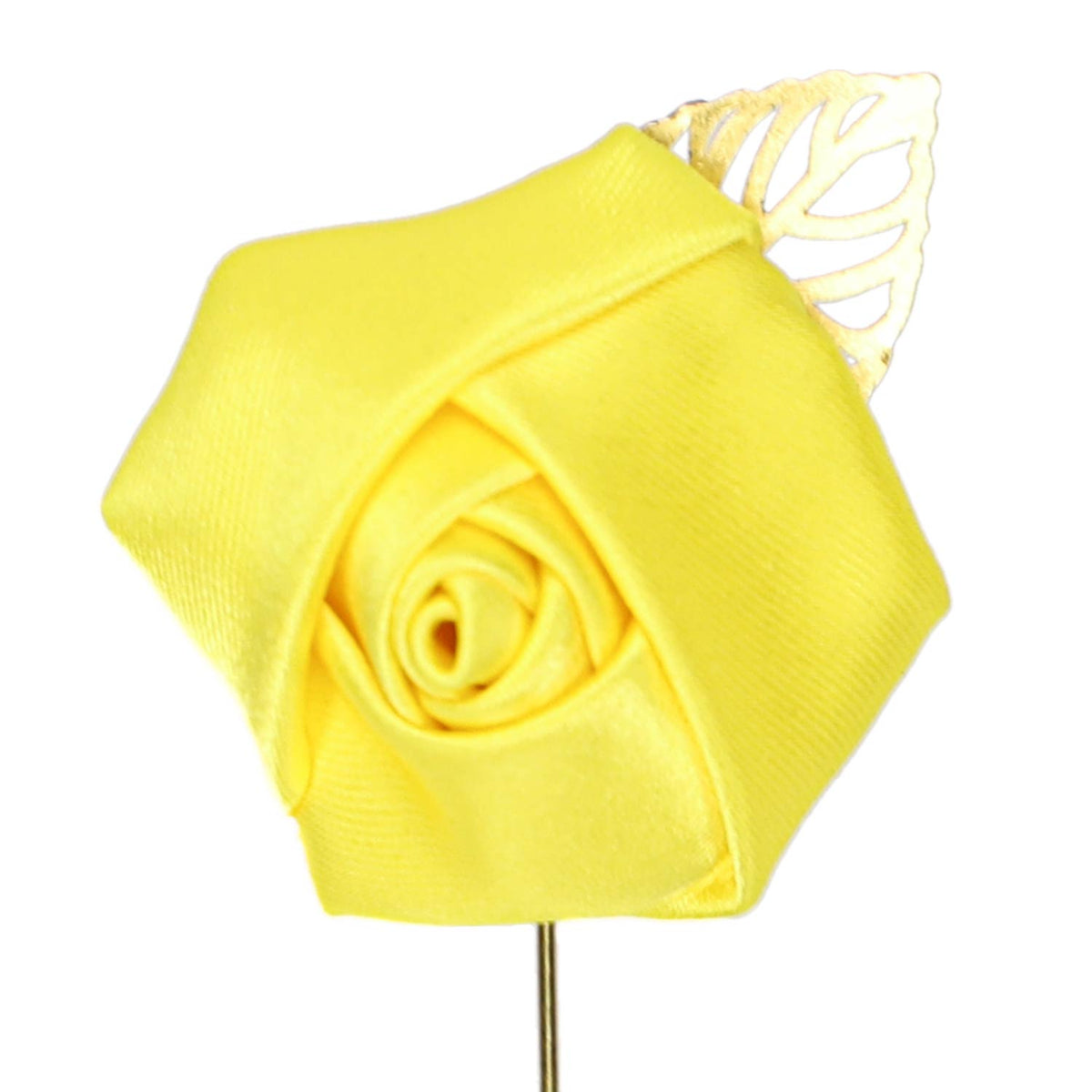 Yellow Premium Flower Lapel Pin | Shop at TieMart – TieMart, Inc.