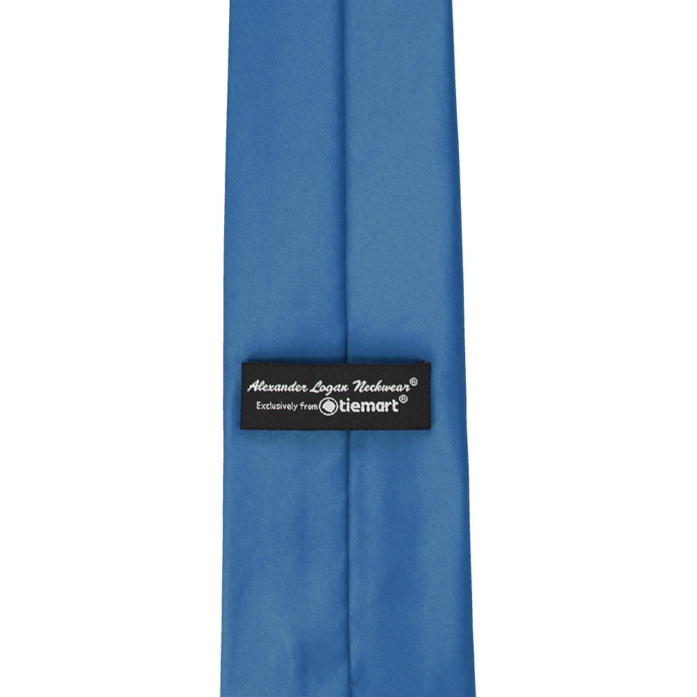 Blue Solid Color Necktie | Shop at TieMart – TieMart, Inc.