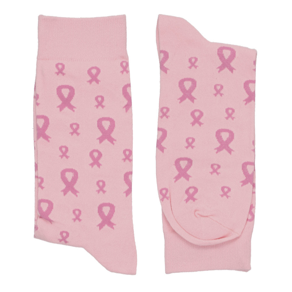 Men’s Breast Cancer Awareness Socks | Pink Crew Socks – TieMart, Inc.