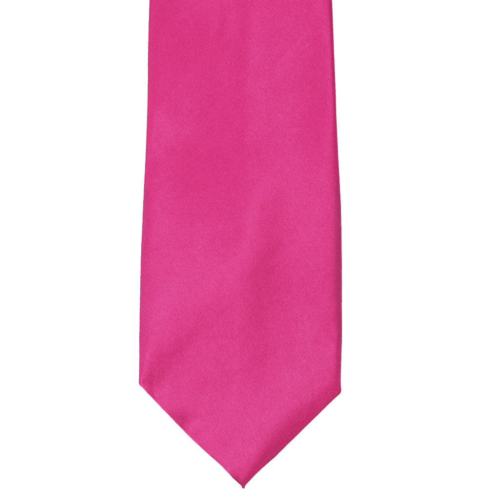 Bright Fuchsia Solid Color Clip-On Ties | Shop at TieMart – TieMart, Inc.