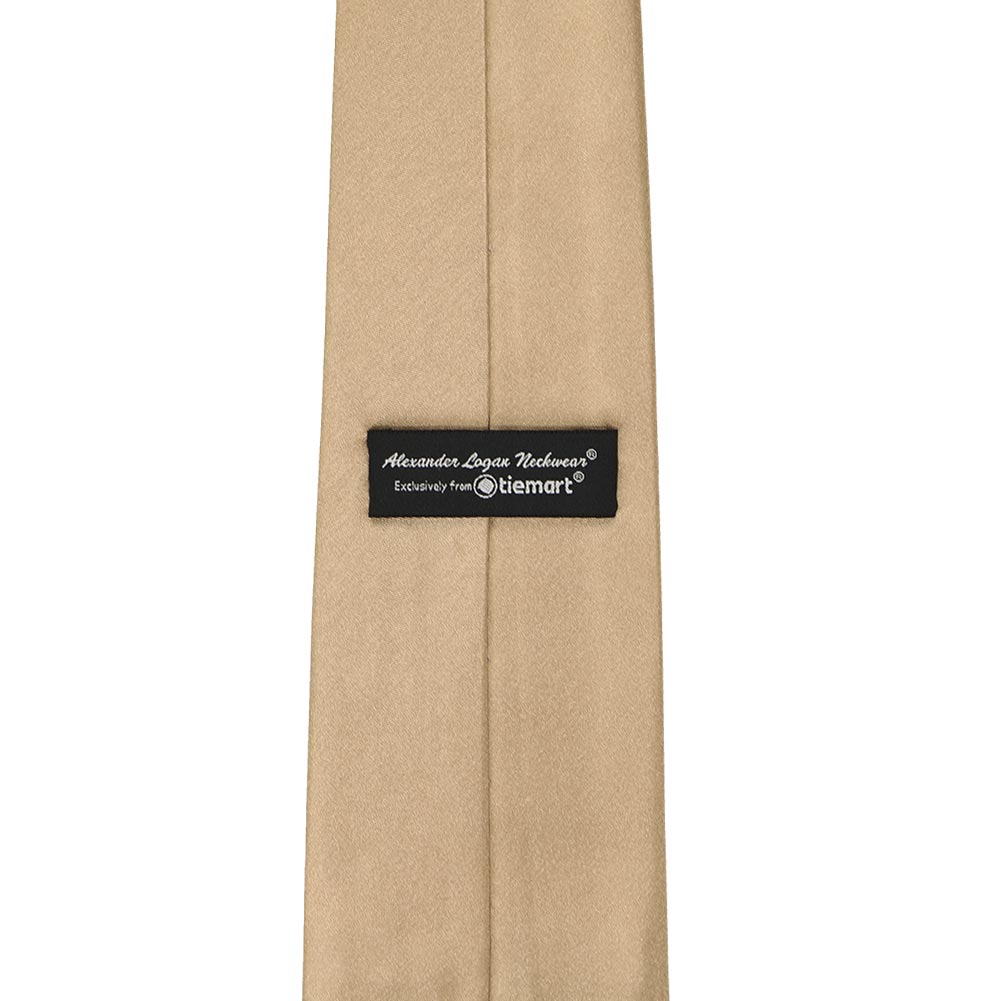Bronze Solid Color Necktie | Shop at TieMart – TieMart, Inc.
