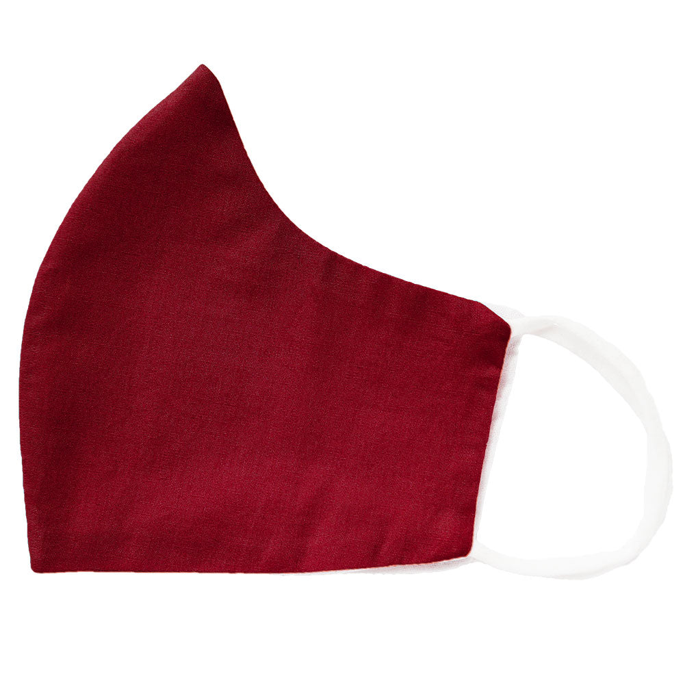 Burgundy Face Mask With Filter Pocket | Shop at TieMart – TieMart, Inc.